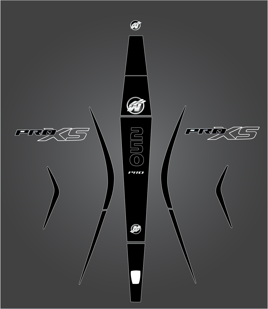 Full Mercury Pro XS Motor Kit 250 HP – That's a Wrap